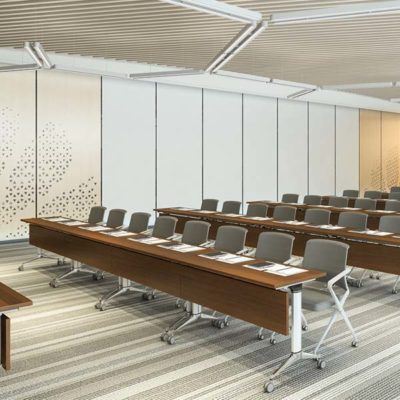 Folding and nesting training tables & training room desks - - Lifan